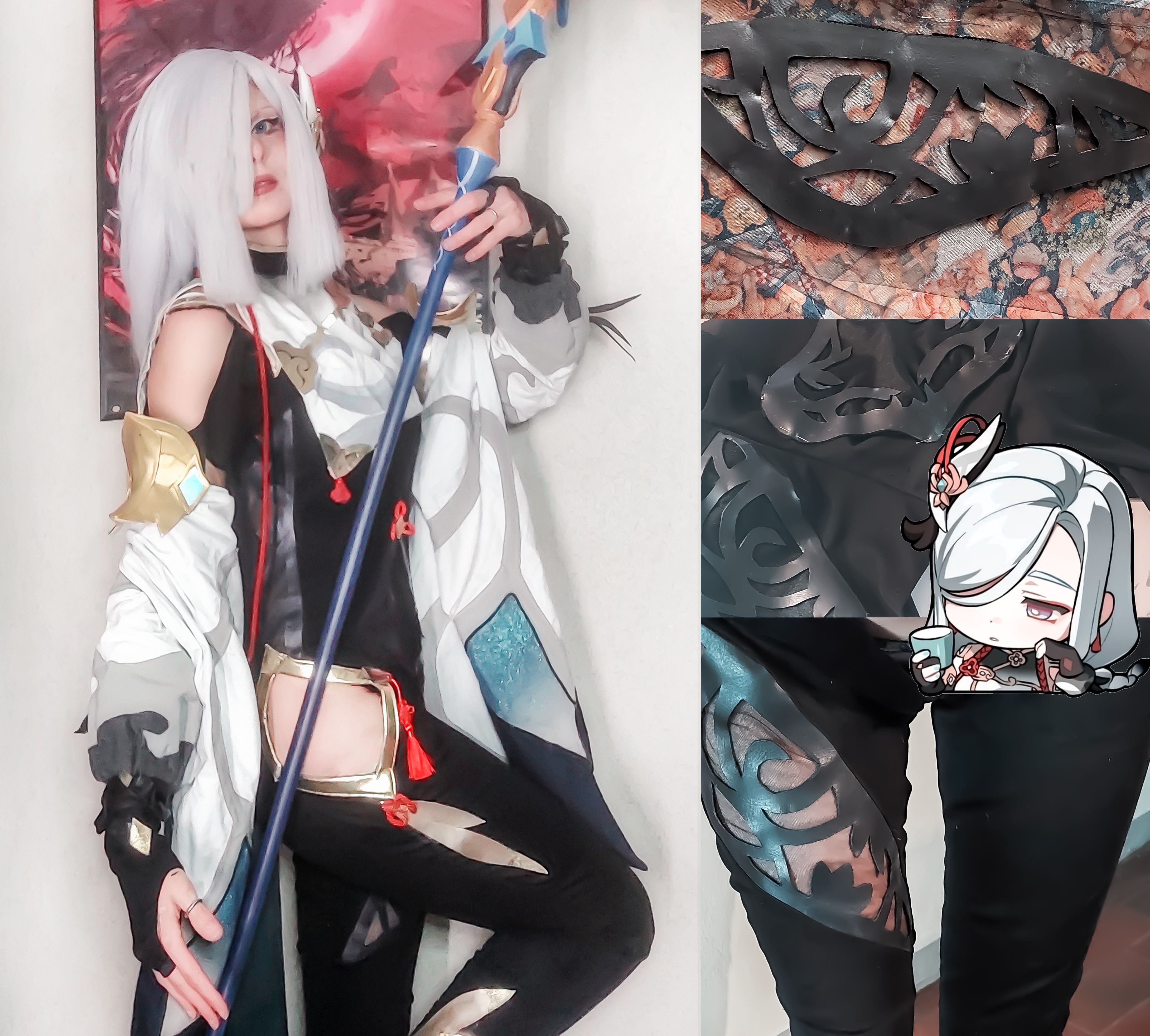 A bit of making Shenhe cosplay Genshin Impact | HoYoLAB