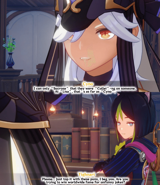 [Collection of Cyno’s Dad Jokes] Help! Cyno unleashes a barrage of dad ...