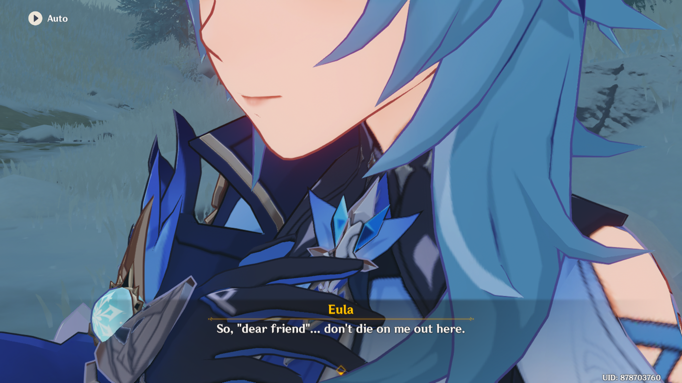 The vengeance, etiquette, a friend. Eula story quest. Genshin Impact | HoYoLAB