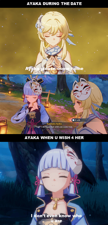 Kamisato Ayaka memes bc her banner is out Genshin Impact | HoYoLAB