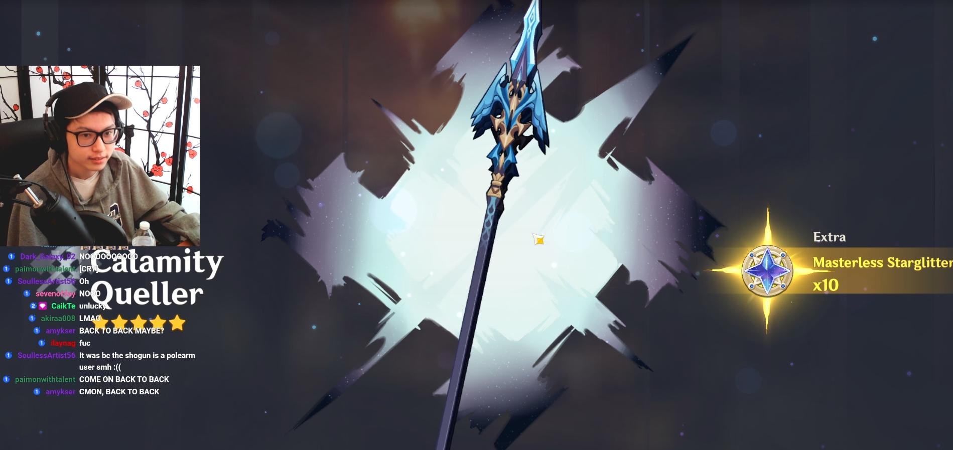 All my good pulls for Mistsplitter Weapon Banner + Ayaka & Shenhe ...