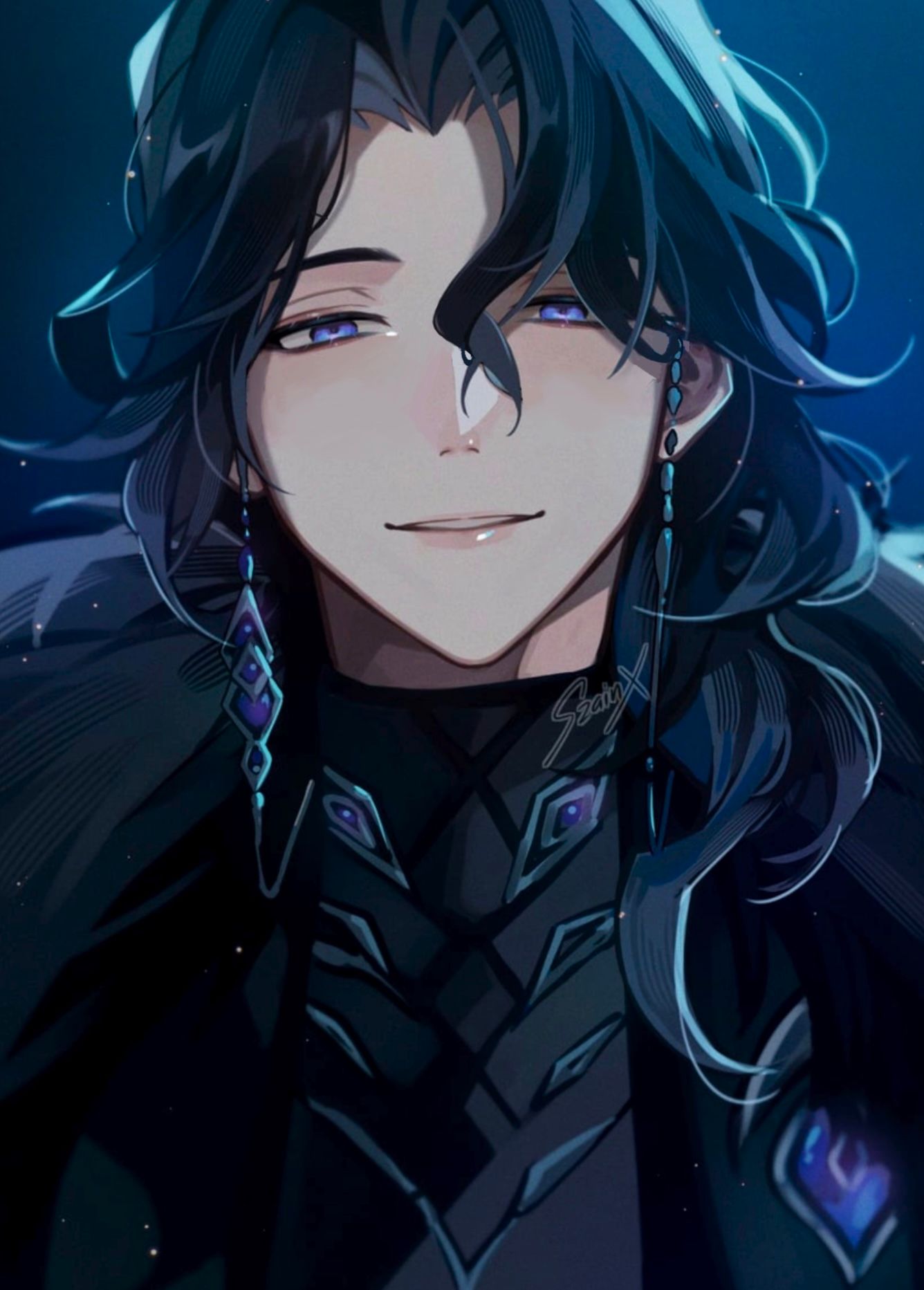 Whoever wondered what Pantalone looks like without glasses… Genshin ...