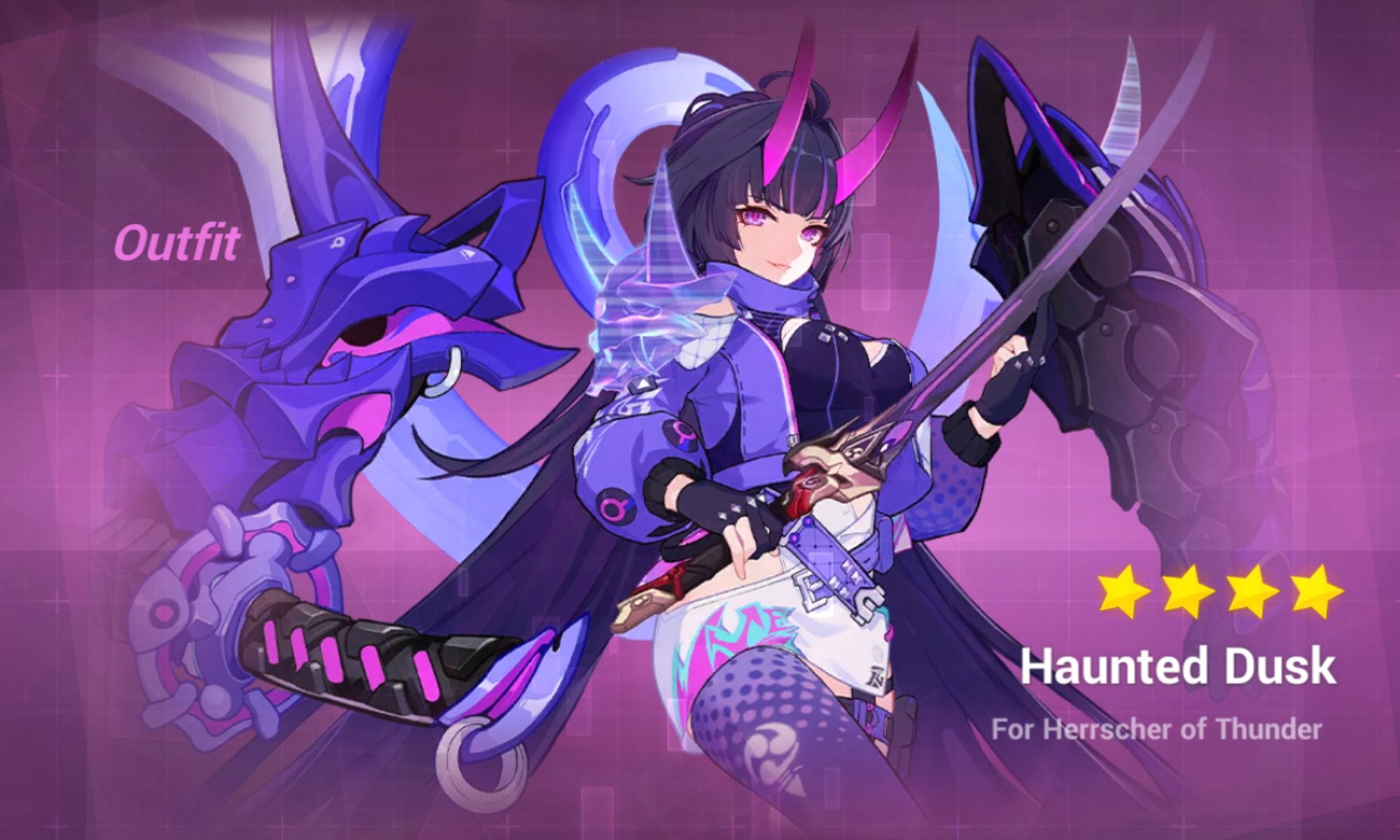 Obtained HoT New Outfit "Haunted Dusk" Honkai Impact 3rd | HoYoLAB