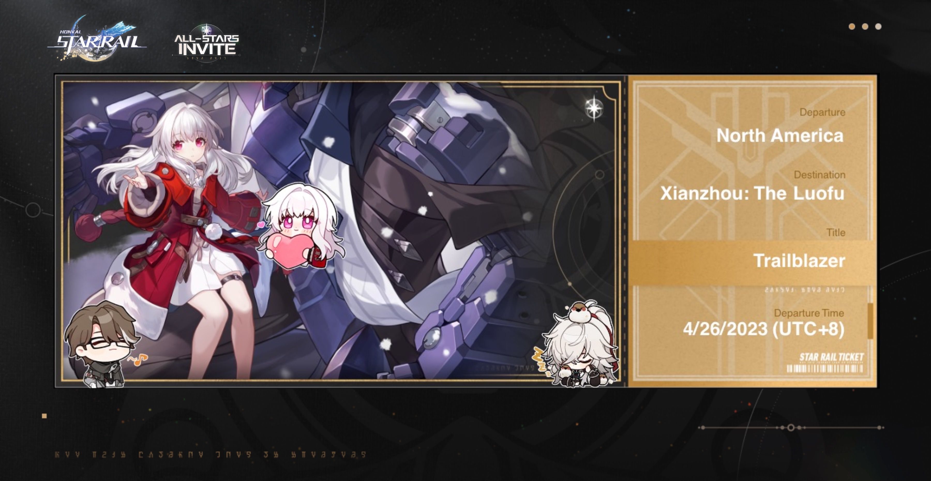 Tickets please! Honkai: Star Rail | HoYoLAB