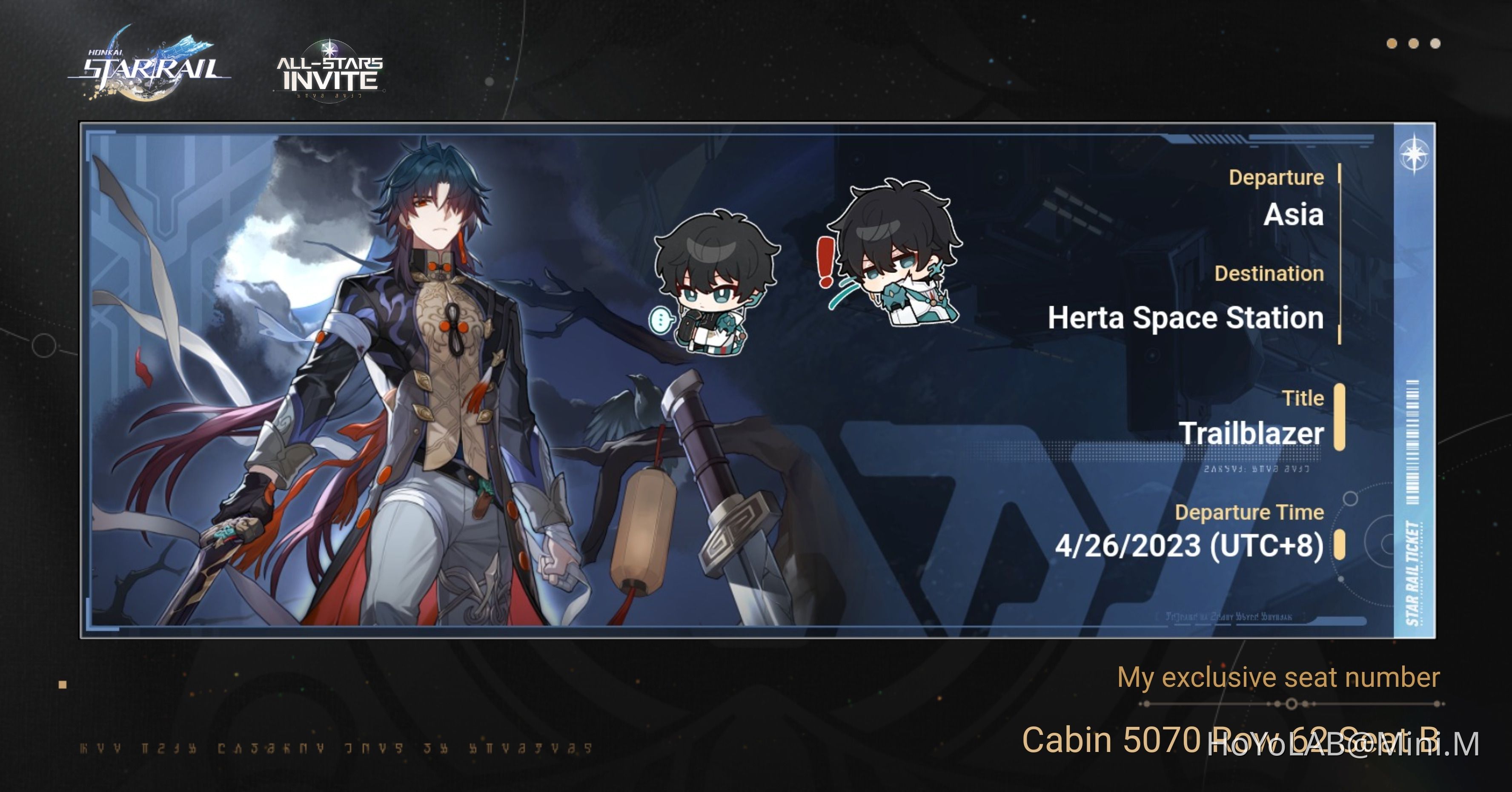 Ticket Honkai: Star Rail | HoYoLAB