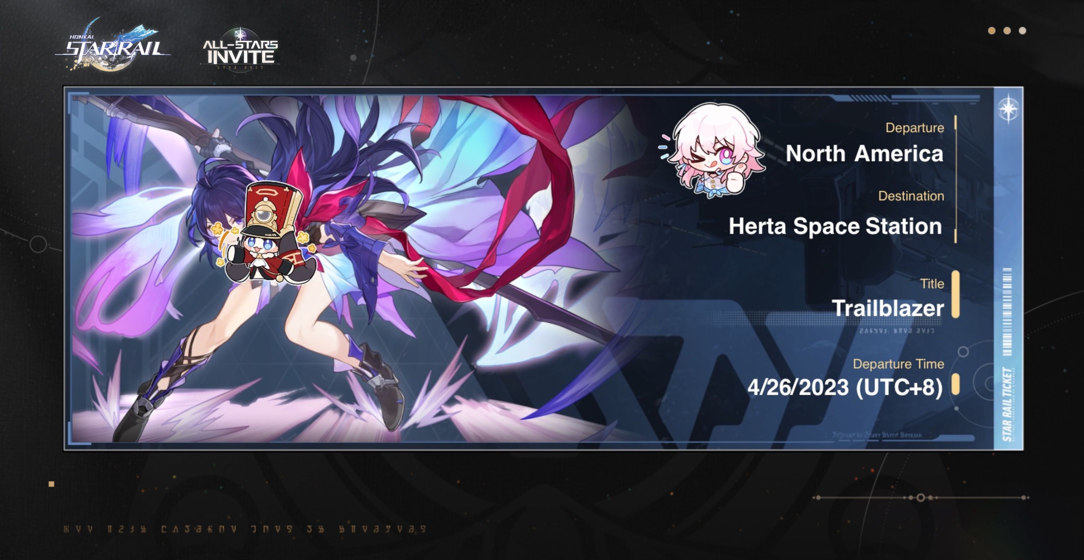 My Boarding Pass! Honkai: Star Rail | HoYoLAB