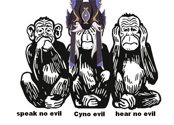 Cyno evil…? Genshin Impact | HoYoLAB