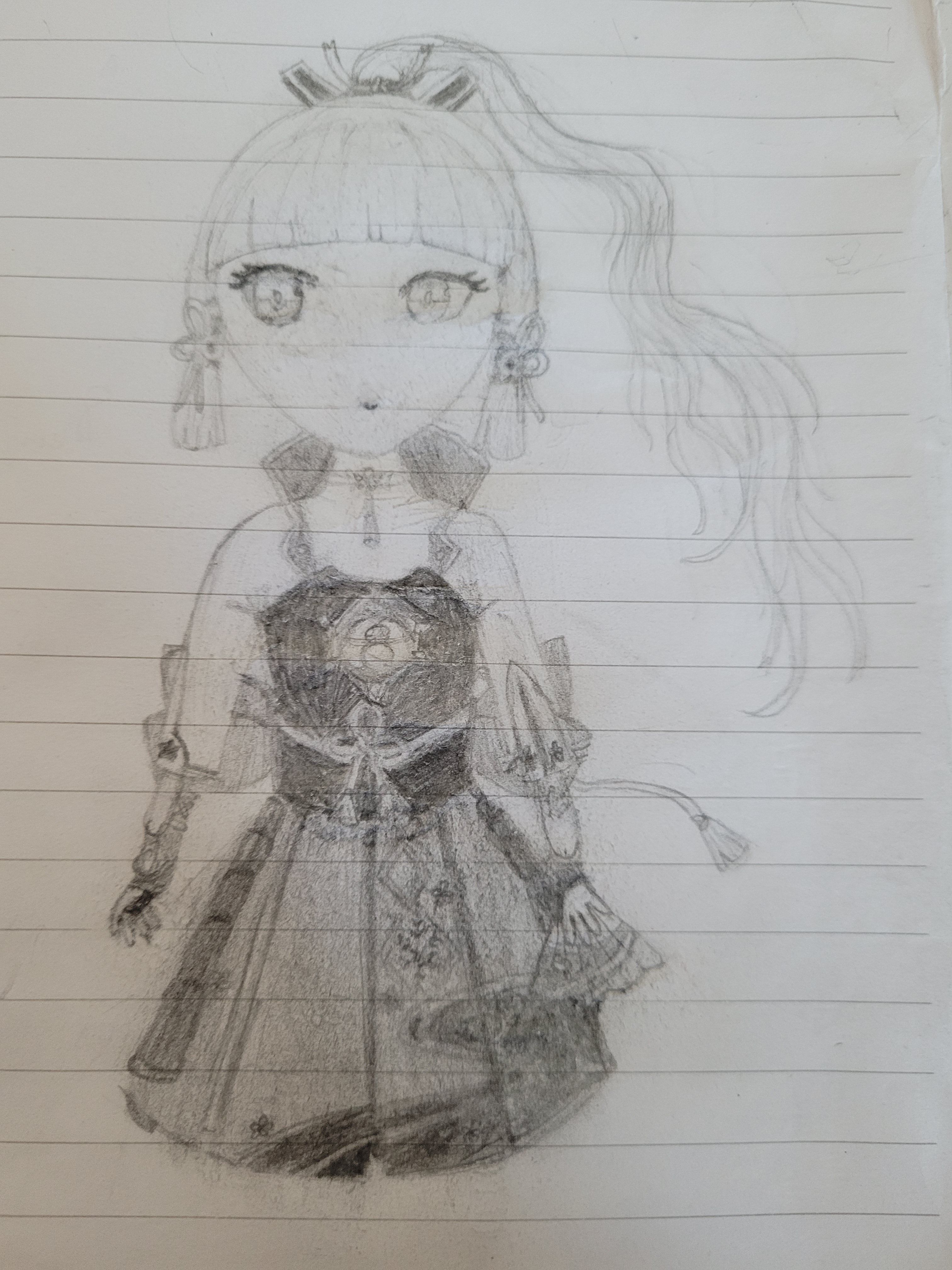 Ayaka fan art Genshin Impact | HoYoLAB