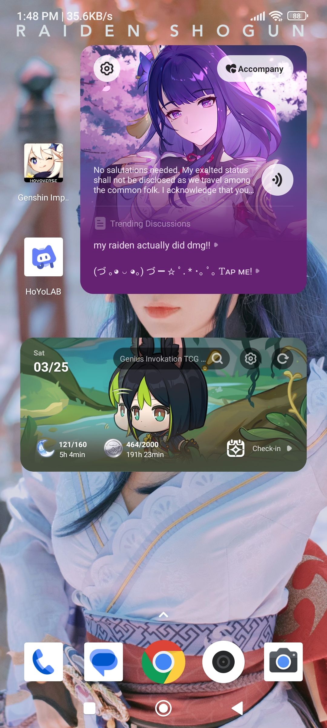 New Widgets Genshin Impact | HoYoLAB