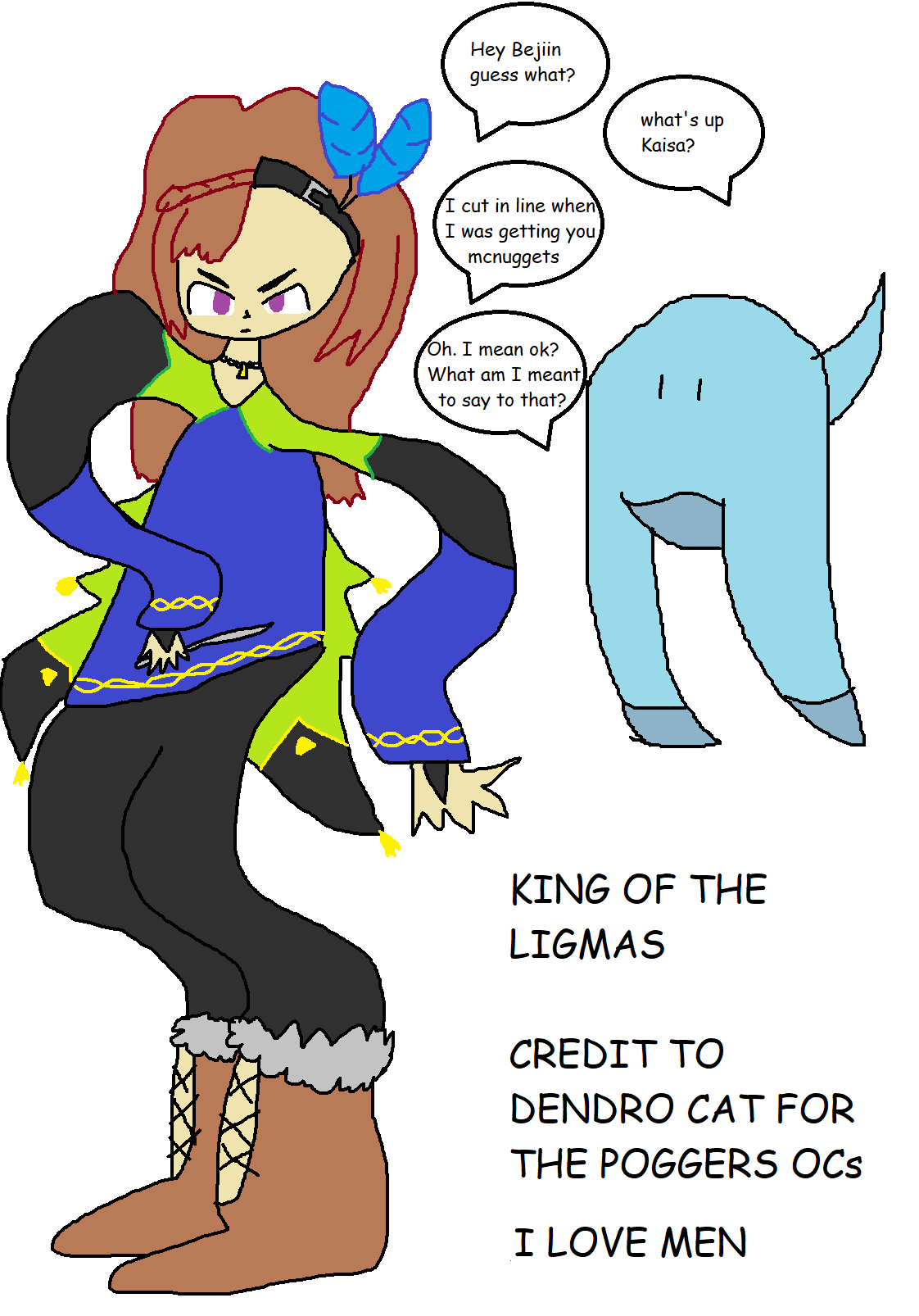 (DDOPAC (DAILY DOSE OF POG ART CONTEST)) GUYS I STAN DENDRO CAT ...