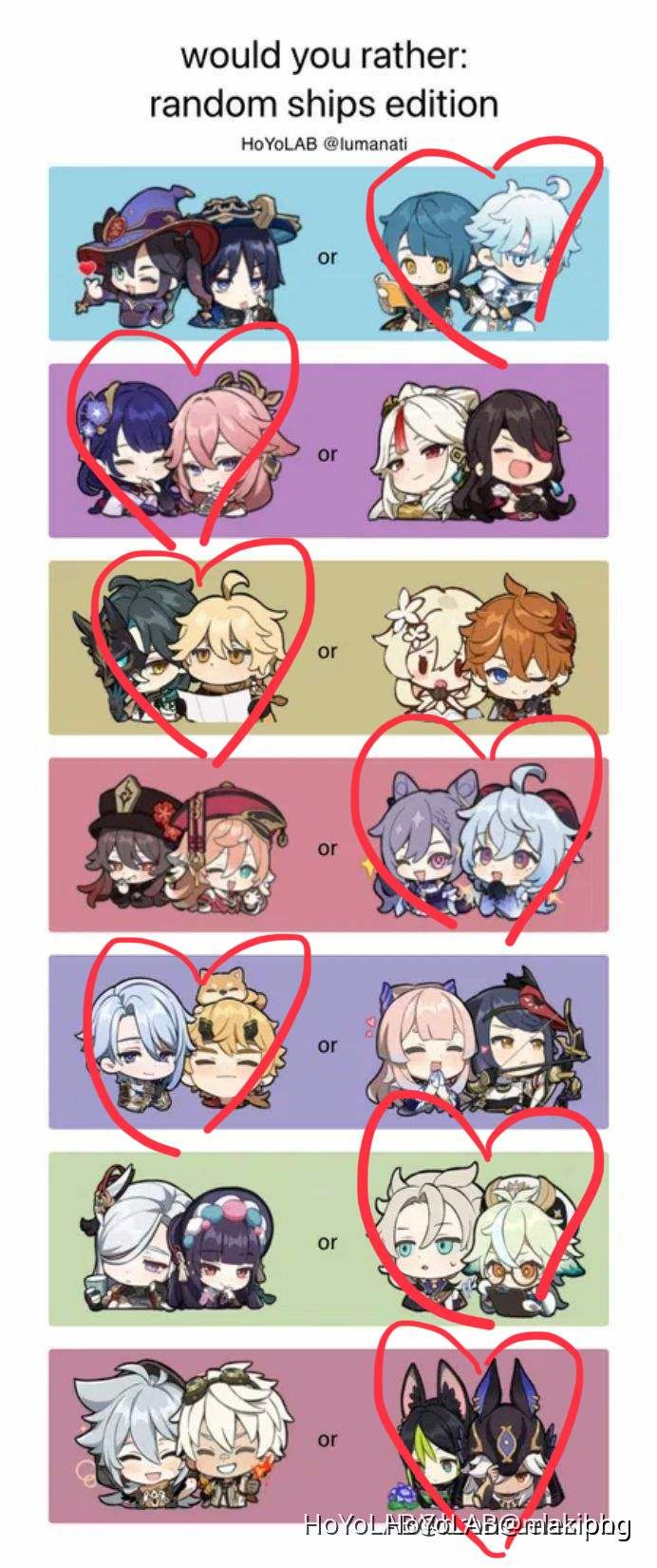 my favorite ships! Genshin Impact | HoYoLAB