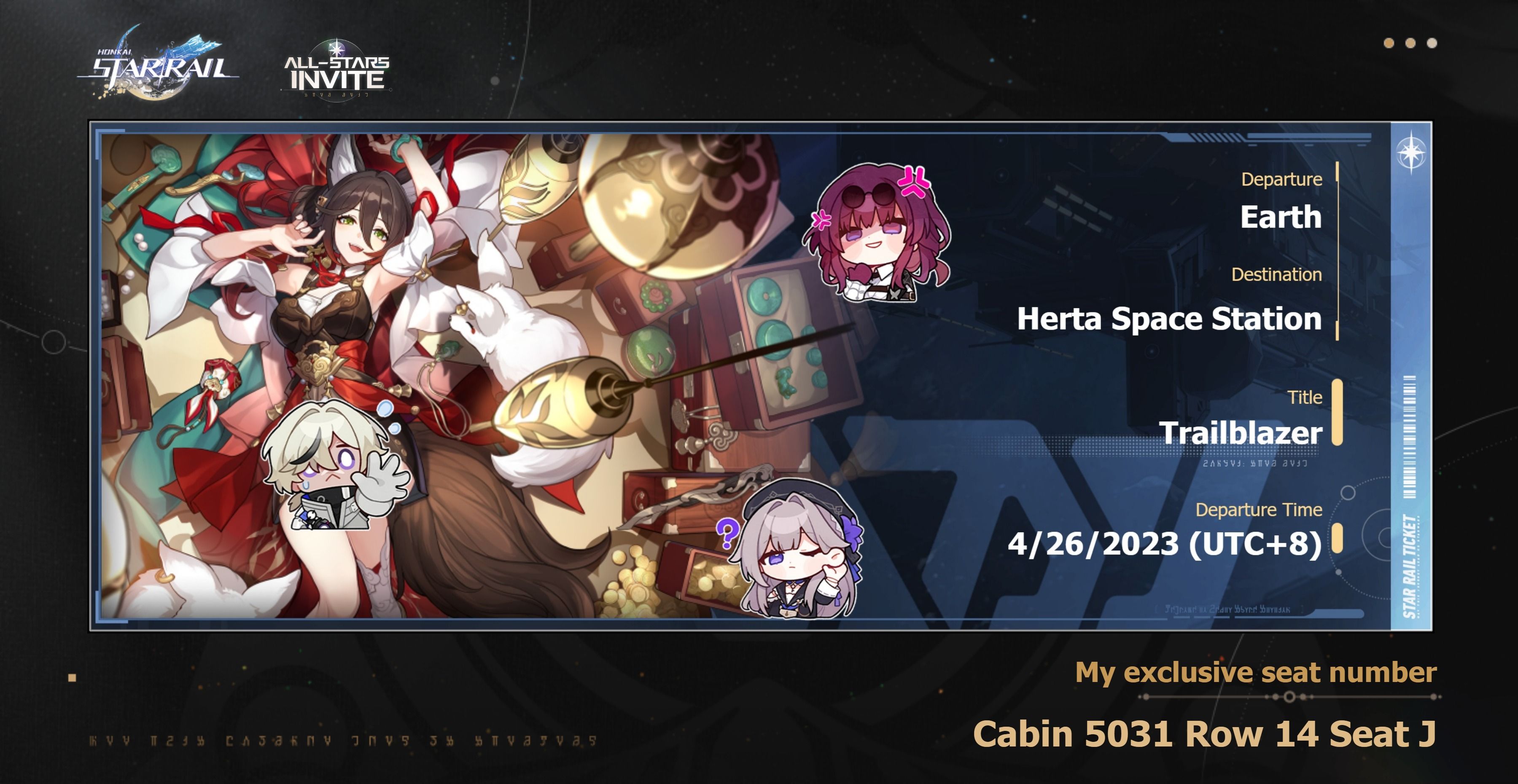 All-Stars Invite (Web Event) Honkai: Star Rail | HoYoLAB