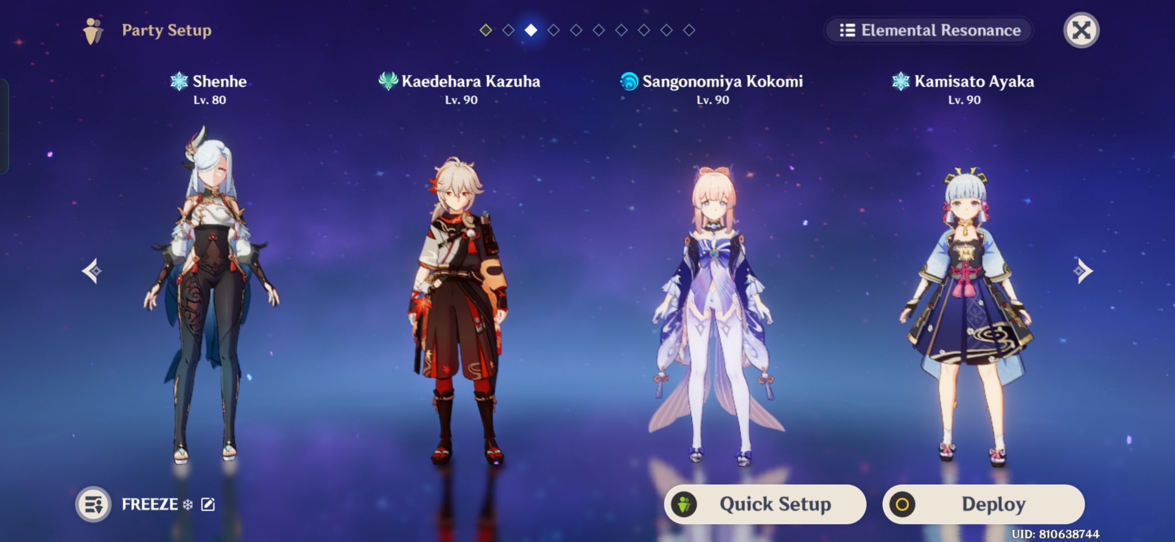 Dream Freeze Team ️💪 Genshin Impact | HoYoLAB