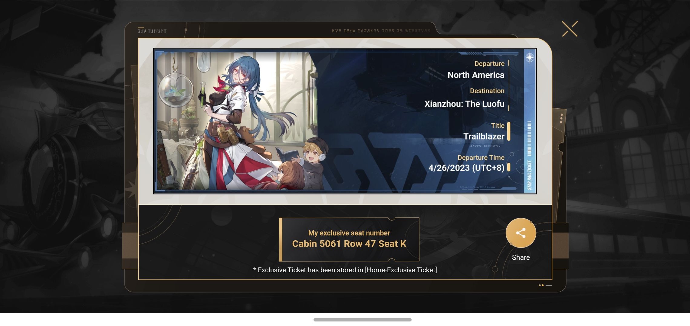 HSR ticket Honkai: Star Rail | HoYoLAB