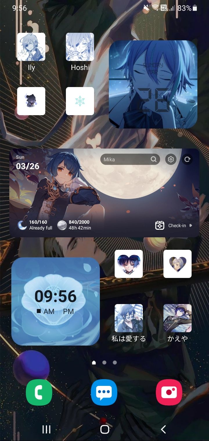 My home screen Genshin Impact | HoYoLAB