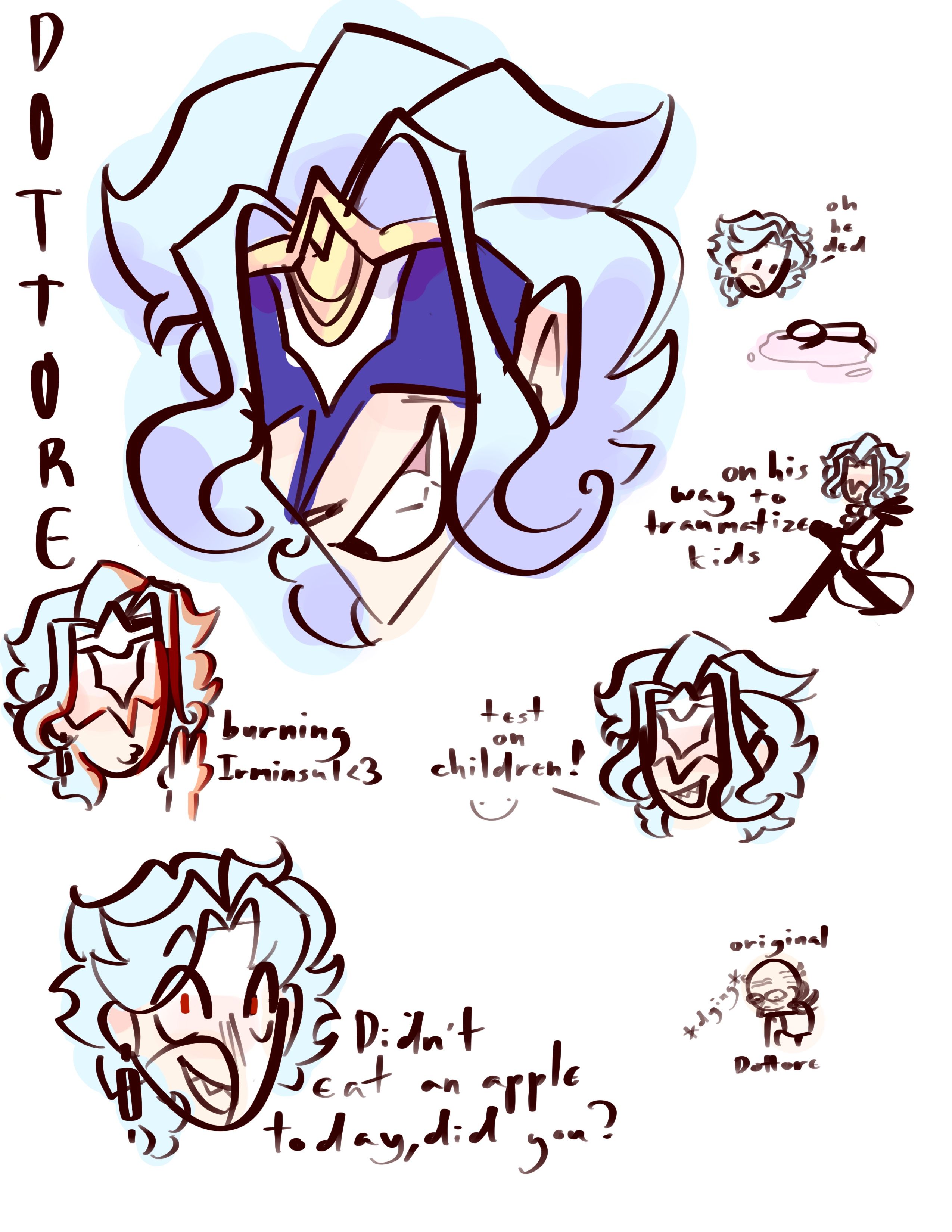 Dottore doodles Genshin Impact | HoYoLAB