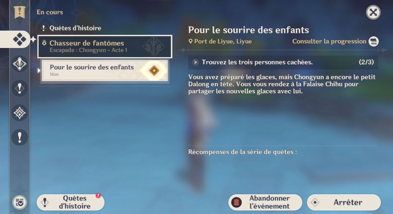 Quete de chongyu ou est le petit ? Genshin Impact | HoYoLAB