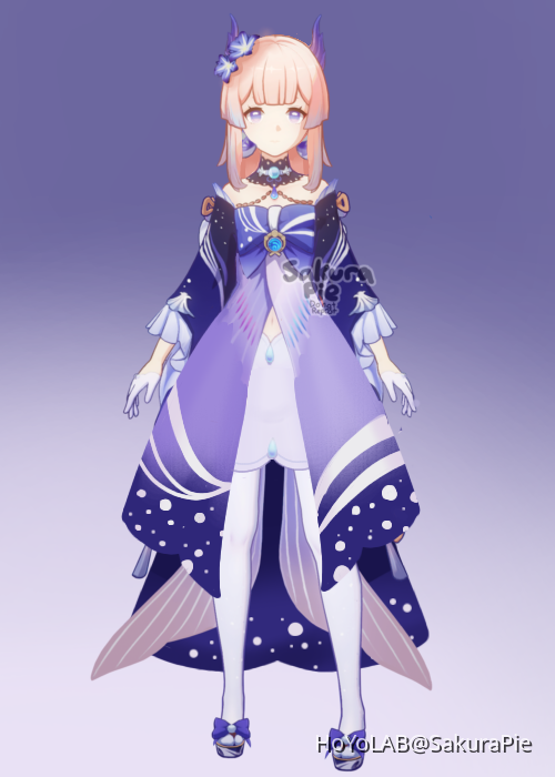 Kokomi Skin Concept! 🐟 Genshin Impact | HoYoLAB