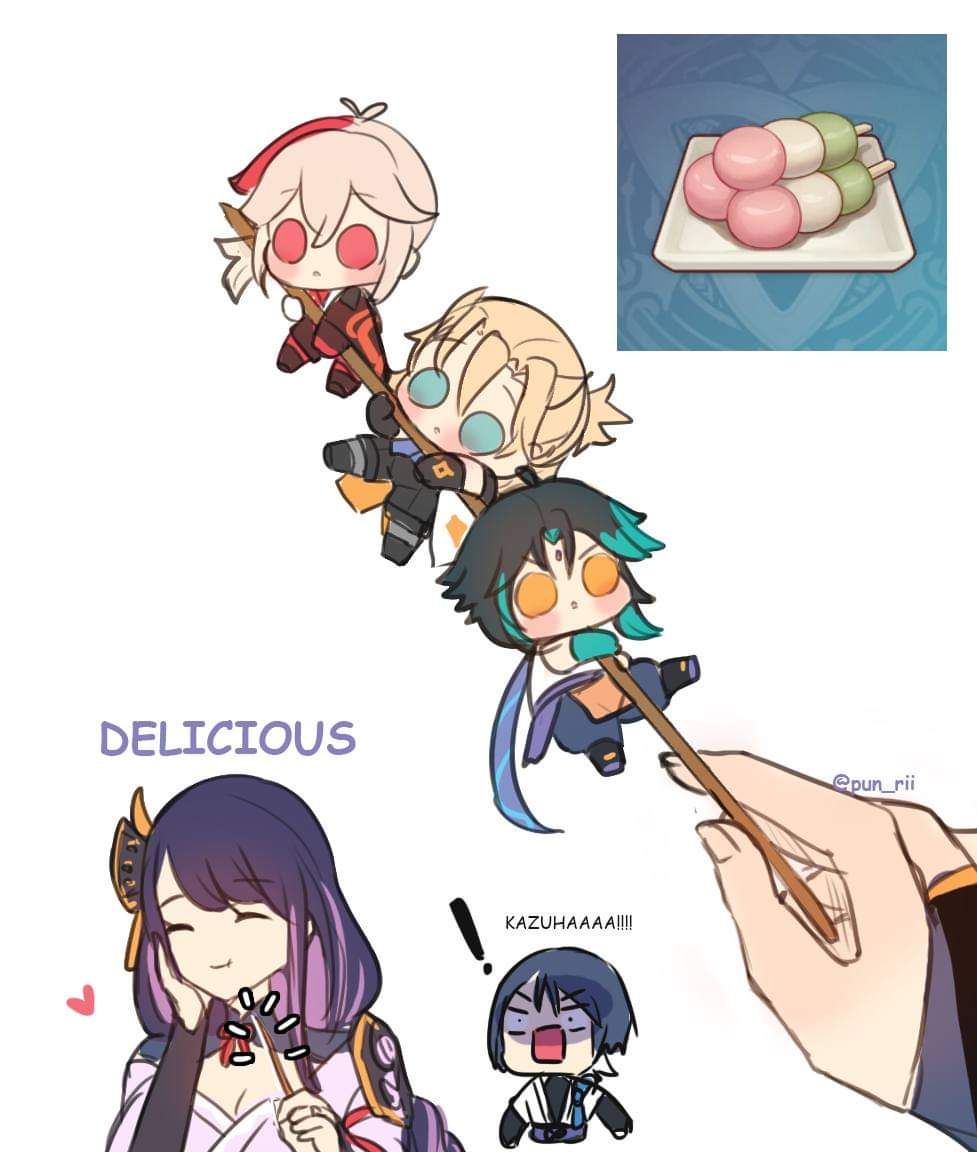Tricolor dango...... Genshin Impact | HoYoLAB