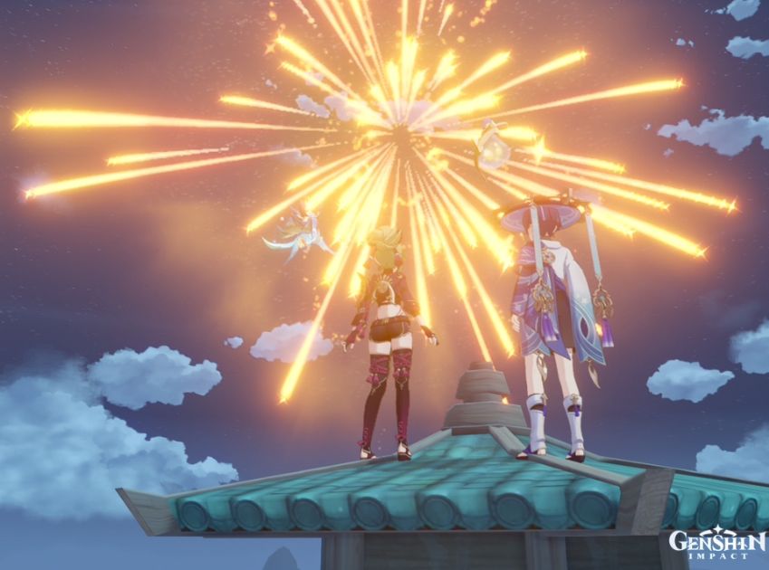 fireworks :D Genshin Impact | HoYoLAB