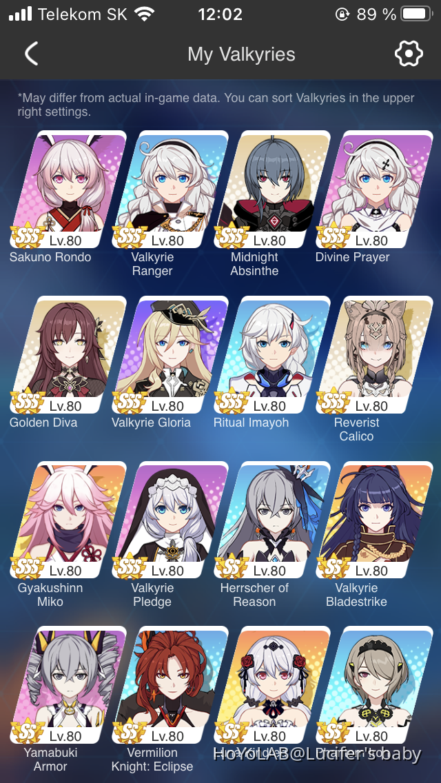 I'm so proud of my SSS collection 🥺 Honkai Impact 3rd | HoYoLAB