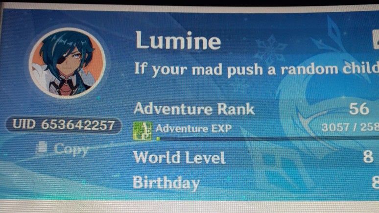 Genshin imapct Uid | HoYoLAB