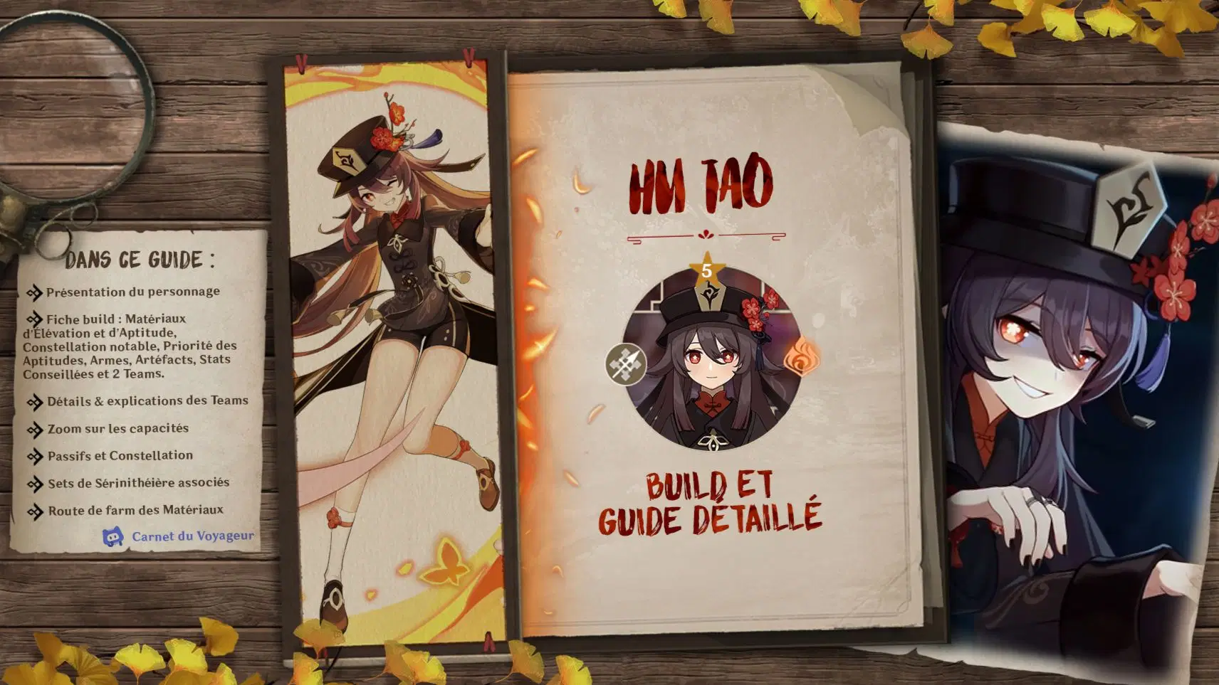 [Version 3.4] Hu Tao | Planning de Farm et Farming Routes : Fleur de ...