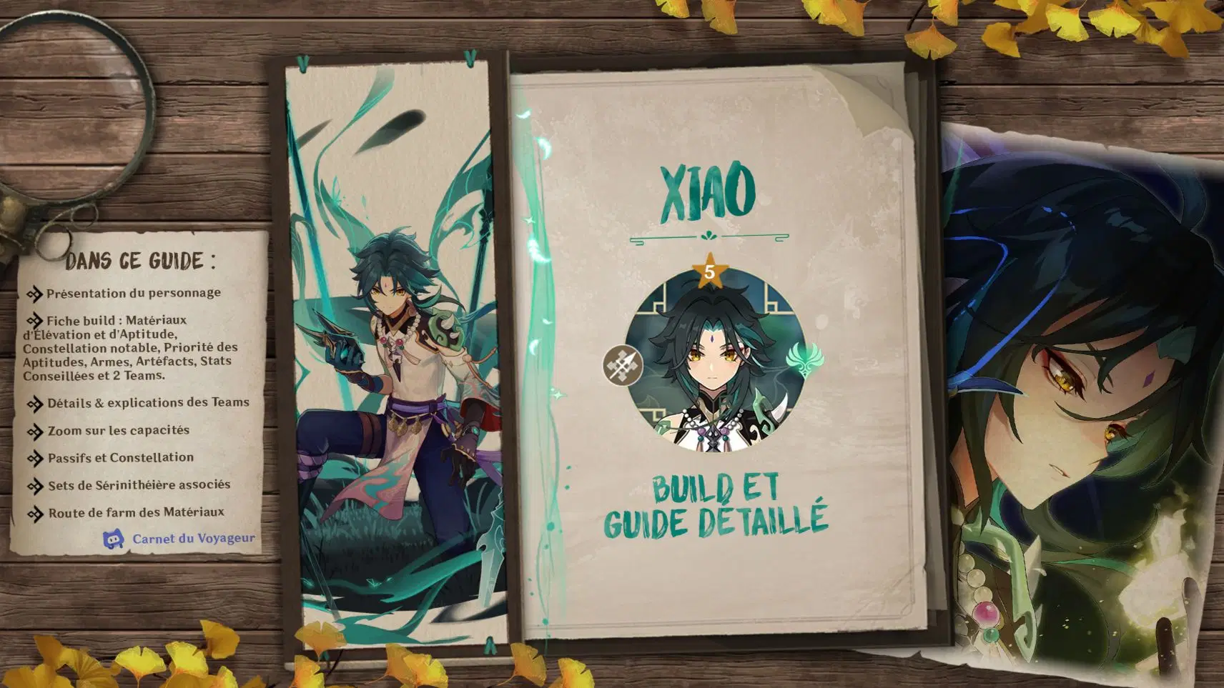 [Version 3.4] Xiao | Planning de Farm et Farming Routes : Fleur de ...