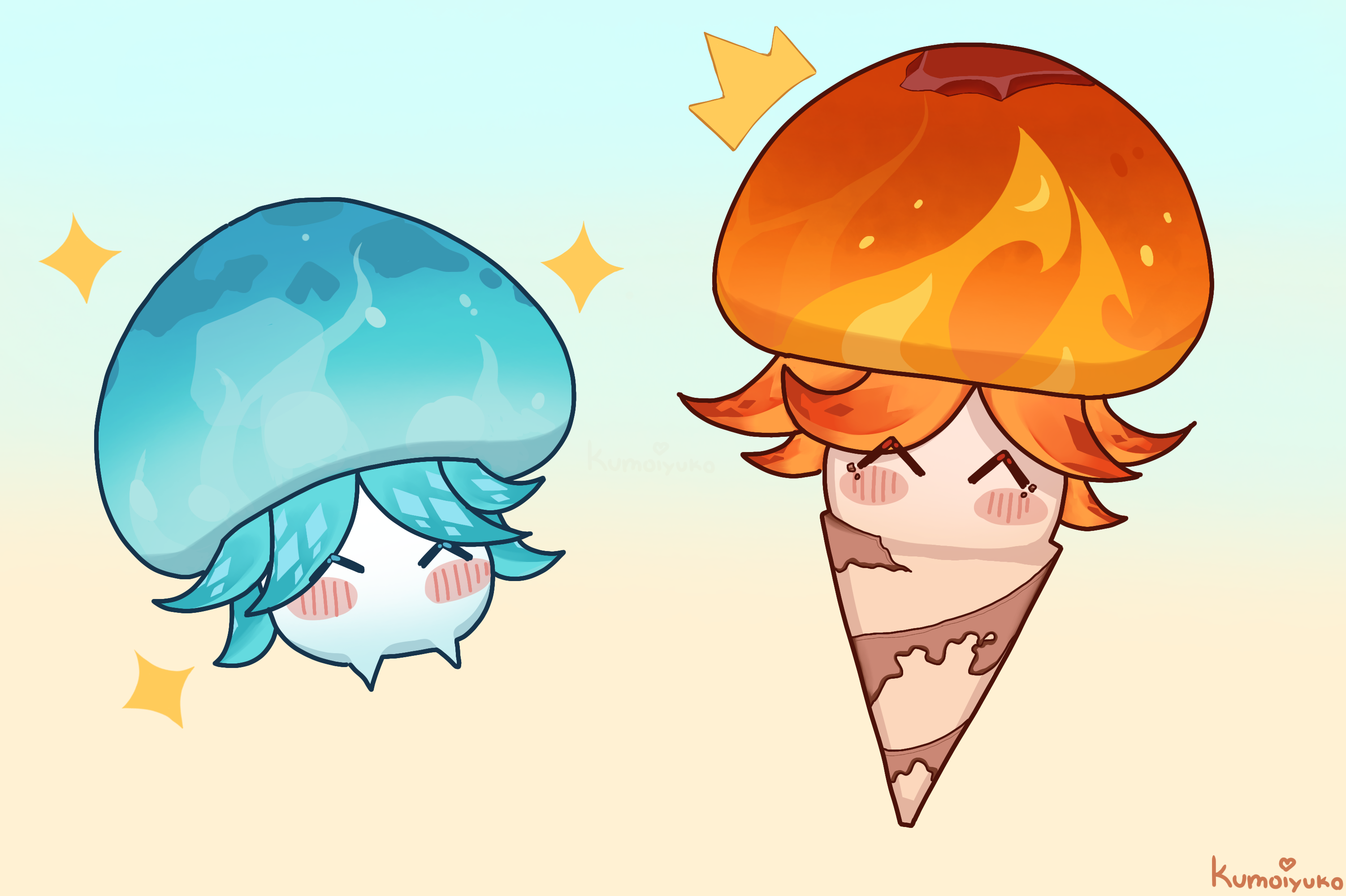 Bongo head and Kindlejoy Fanart :> Genshin Impact | HoYoLAB