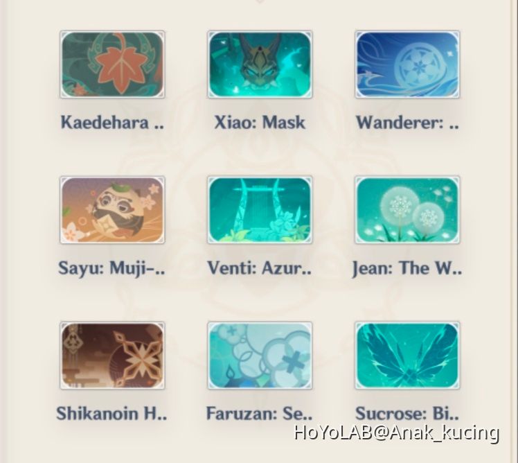 element favorite Genshin Impact | HoYoLAB