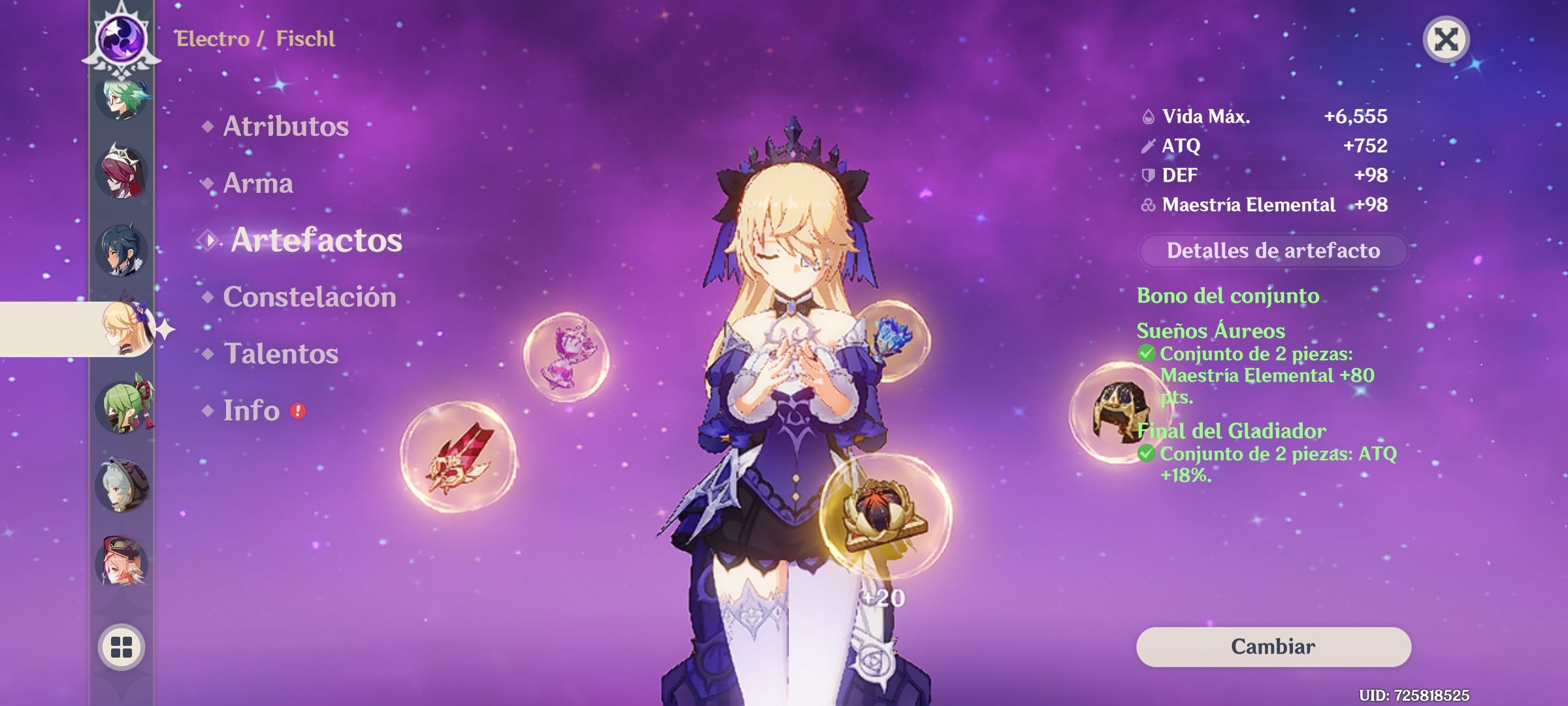 build de fischl Genshin Impact | HoYoLAB