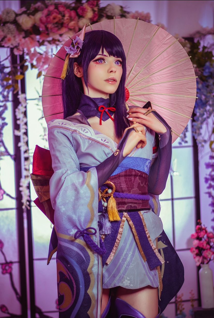 Raiden Shogun cosplay by me 💜💜💜 Genshin Impact | HoYoLAB