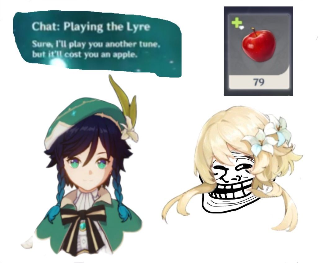 Let's make venti a fat apple Genshin Impact | HoYoLAB