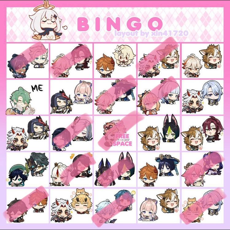 ship bingo Genshin Impact | HoYoLAB