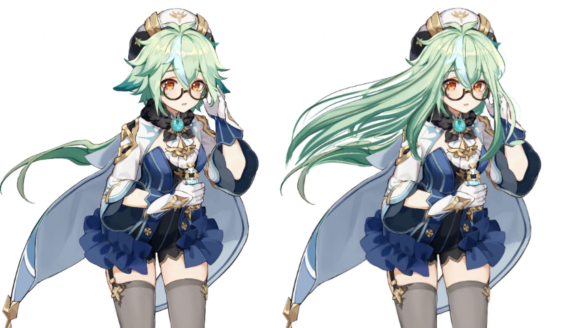 Sucrose with long hair >>> Genshin Impact | HoYoLAB