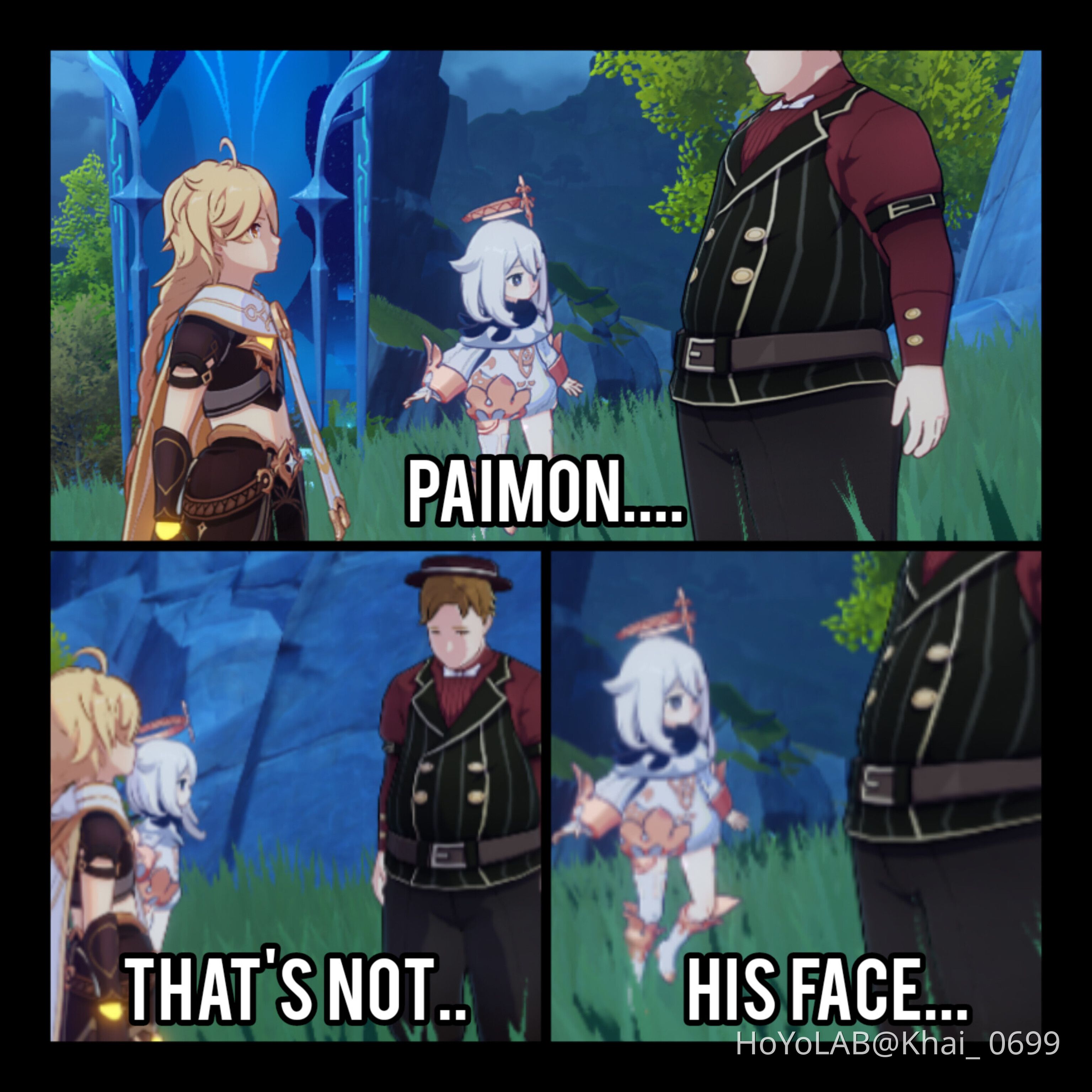 paimon.. eyes up there... Genshin Impact | HoYoLAB