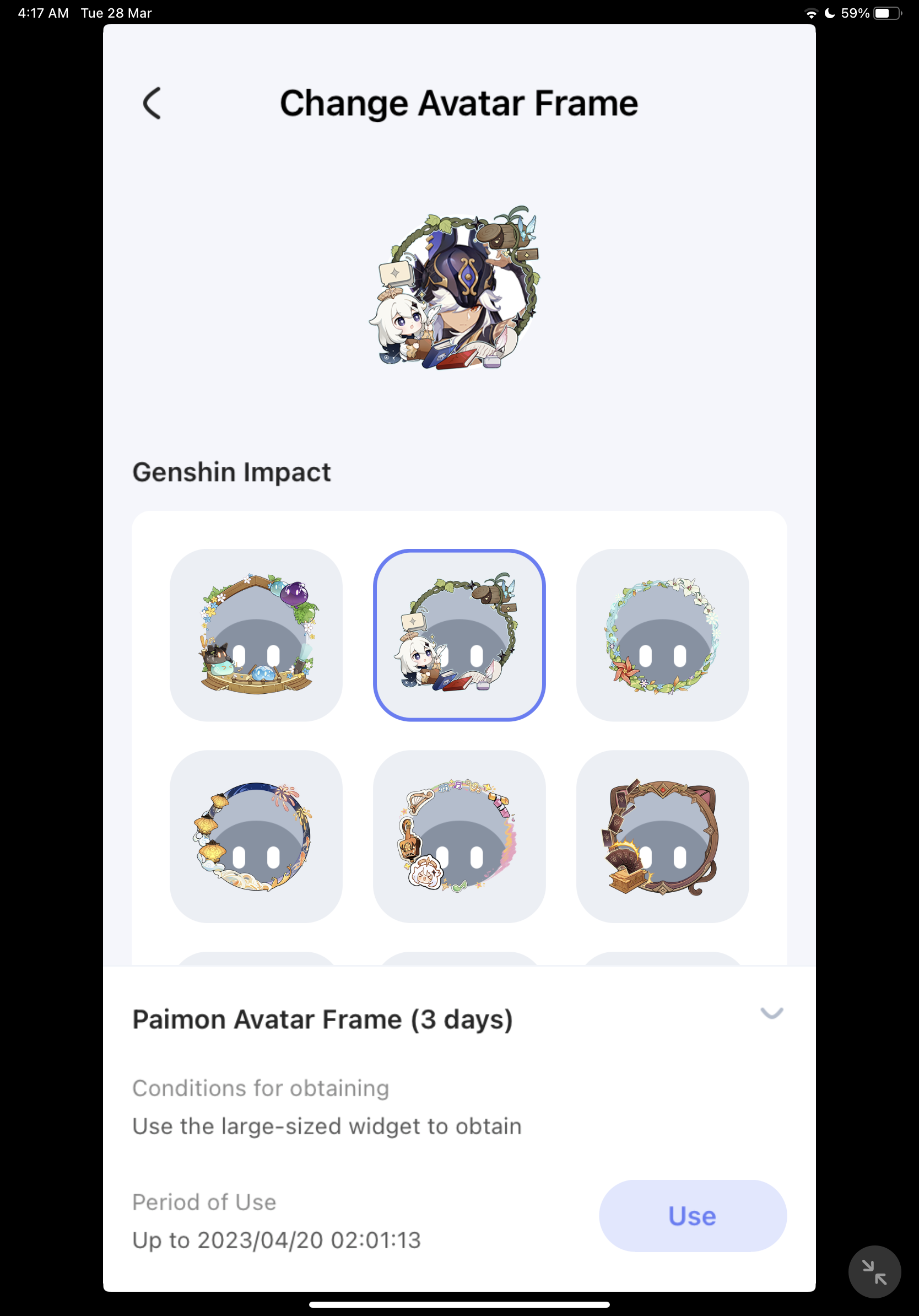 Paimon Widget Frame | Frame Collection #40 Genshin Impact | HoYoLAB