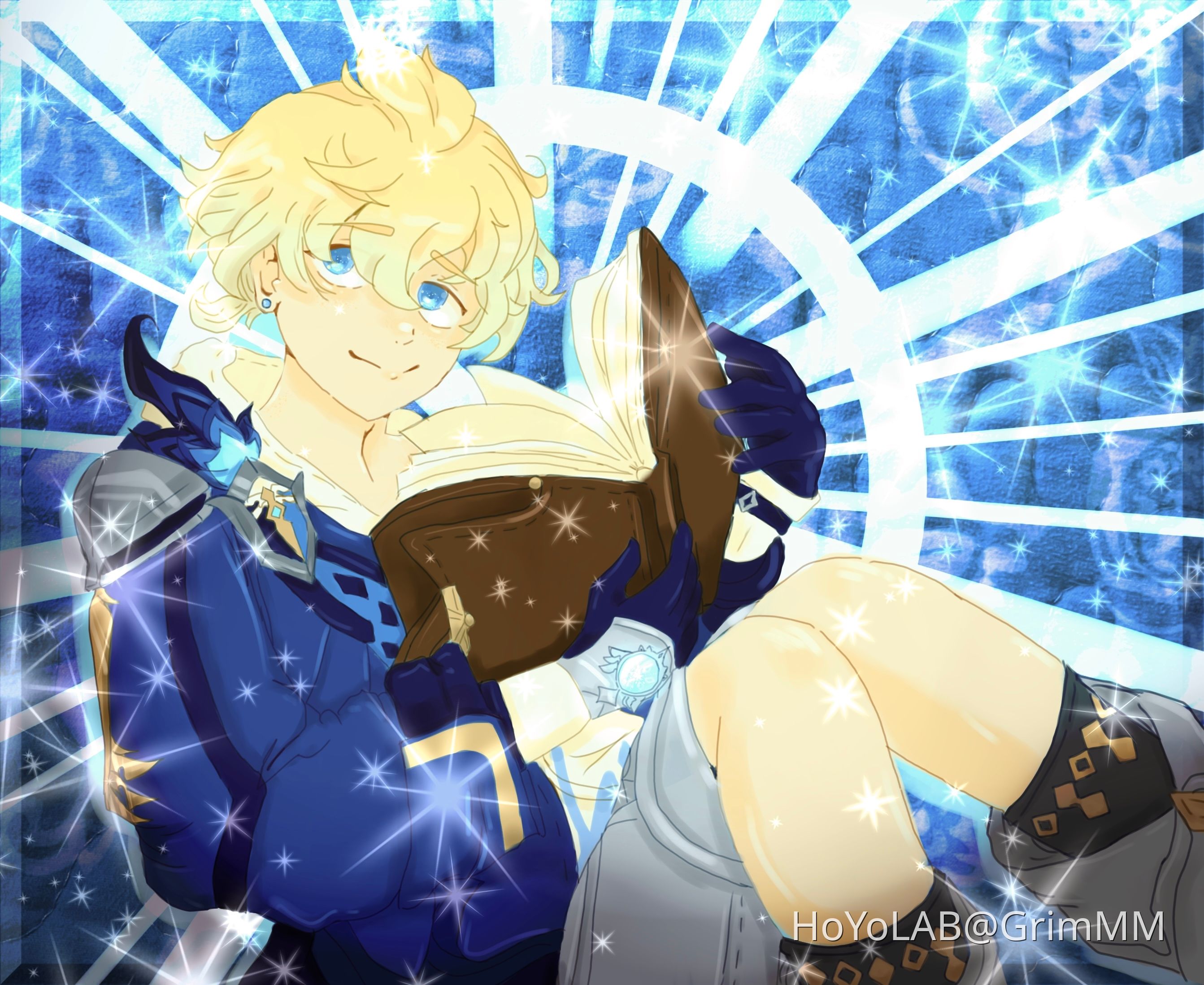 Mika! (colored) Genshin Impact | HoYoLAB