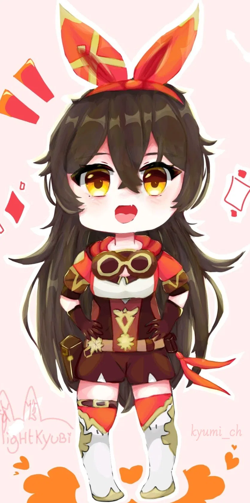 Chibi amber Genshin Impact | HoYoLAB