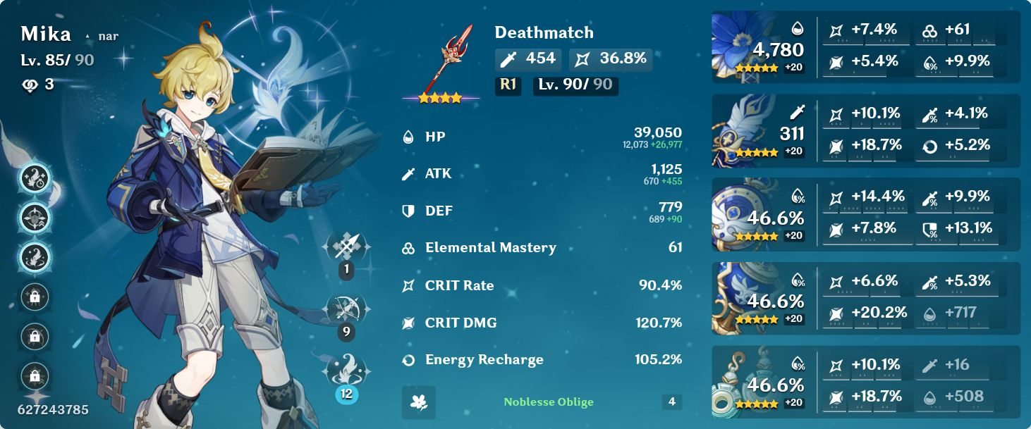 Mika Build! Genshin Impact | HoYoLAB