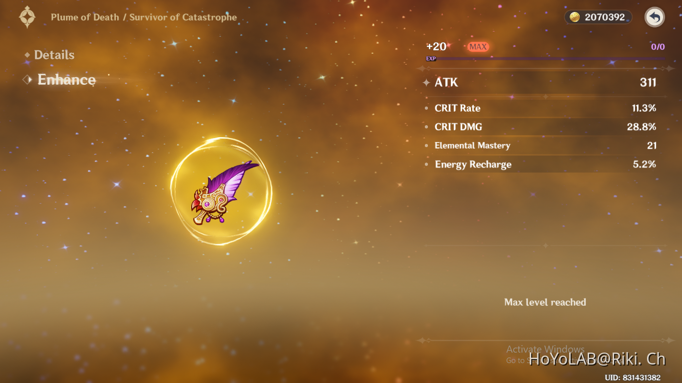 51.4 CRIT VALUE ARTIFACT!!!!!!!!!!! Genshin Impact | HoYoLAB