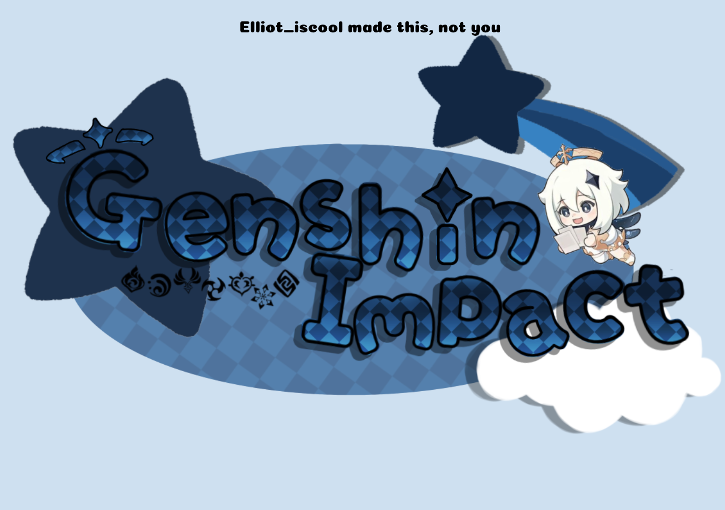 I made my own genshin logo! Genshin Impact | HoYoLAB