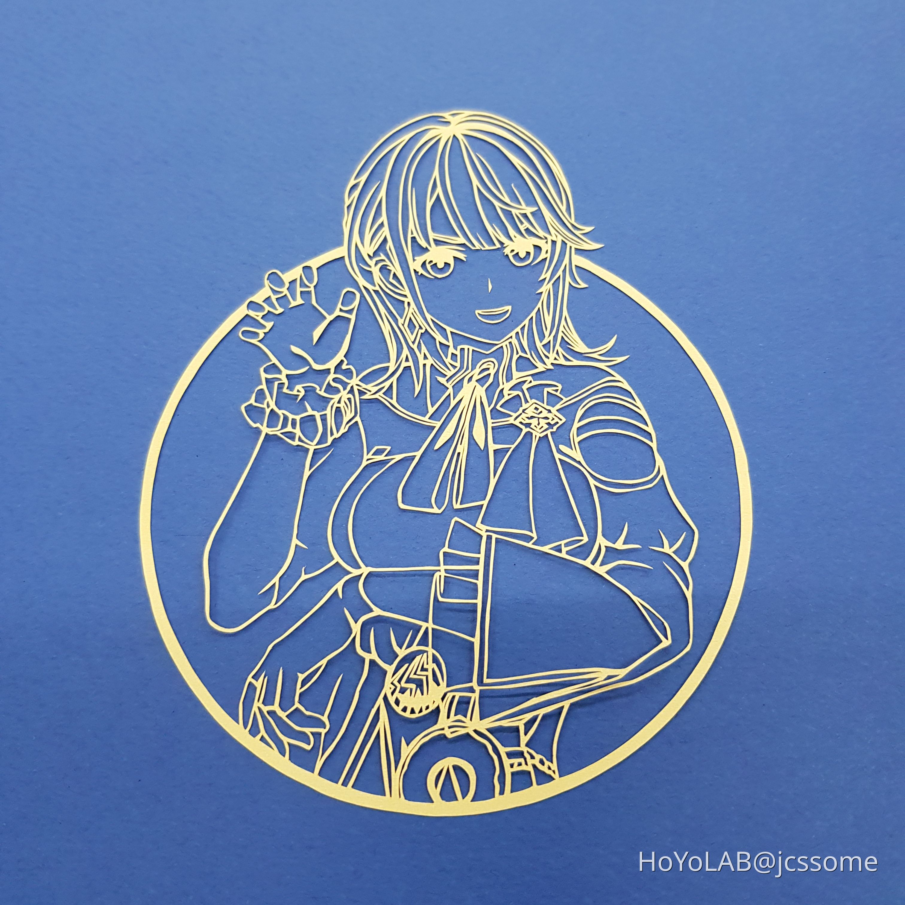 Kirie(papercutting) - Carole pepper Honkai Impact 3rd | HoYoLAB