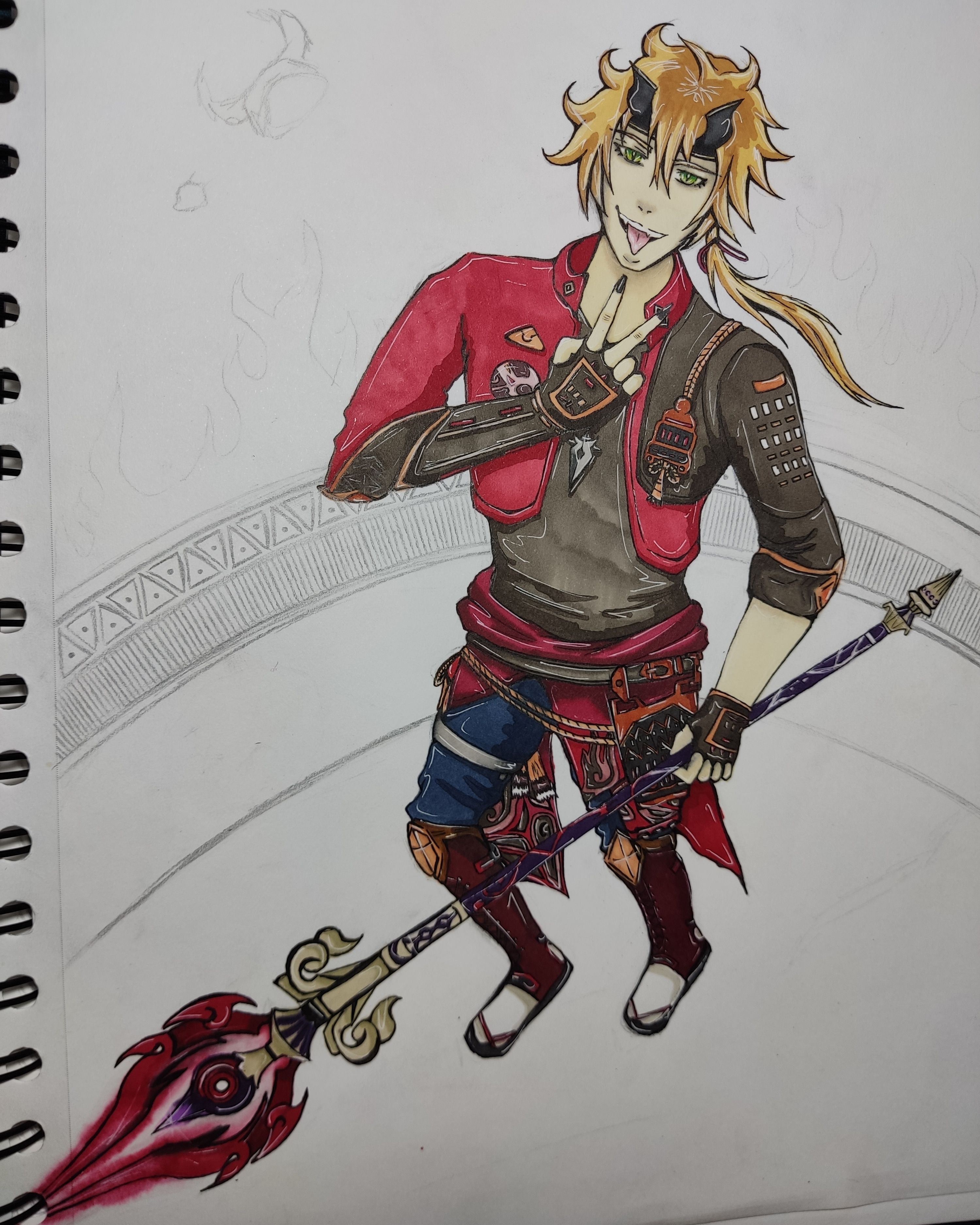 my Thoma WIP (⁠ ⁠ᴗ⁠ ⁠ ⁠) Genshin Impact | HoYoLAB