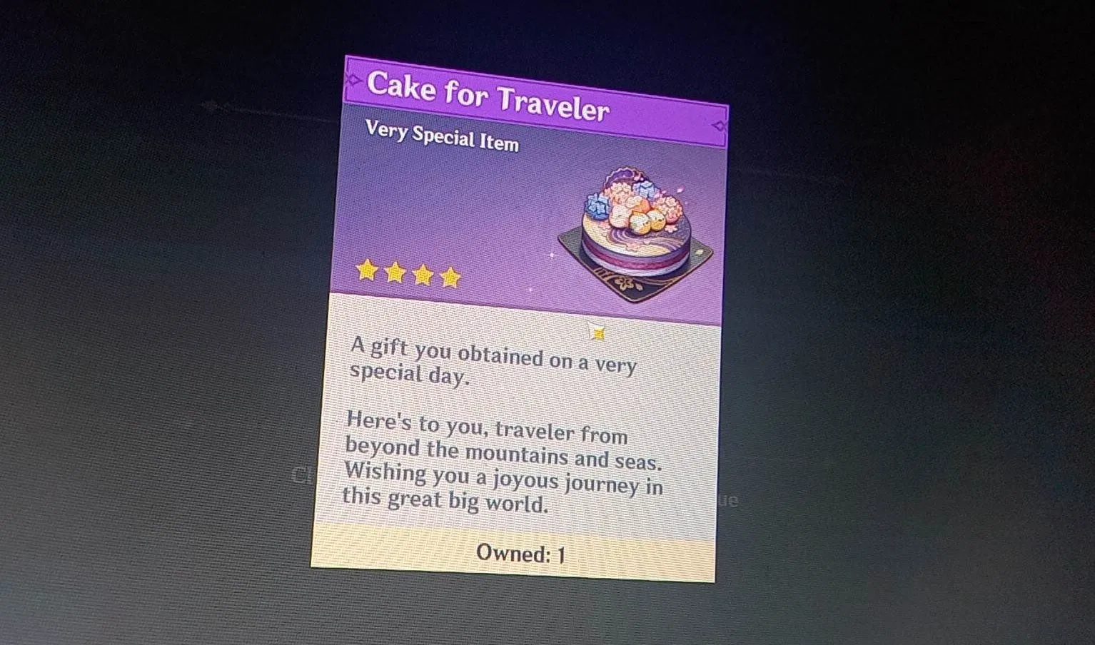 After two years, I finally got an Inazuma Cake! Genshin Impact | HoYoLAB