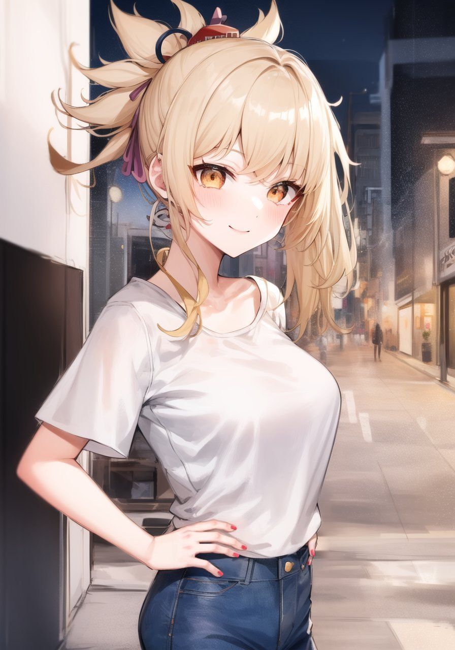 Yoimiya in modern city AI Genshin Impact | HoYoLAB