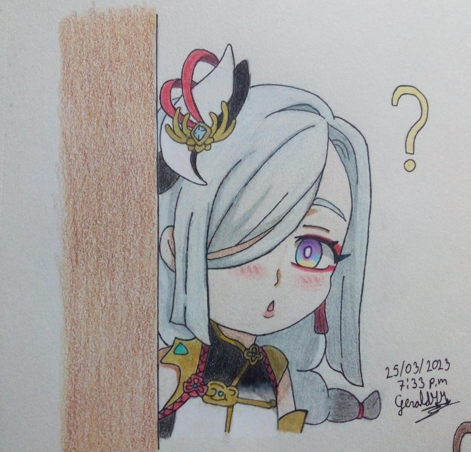 Una Shenhe chibi que hice Genshin Impact | HoYoLAB