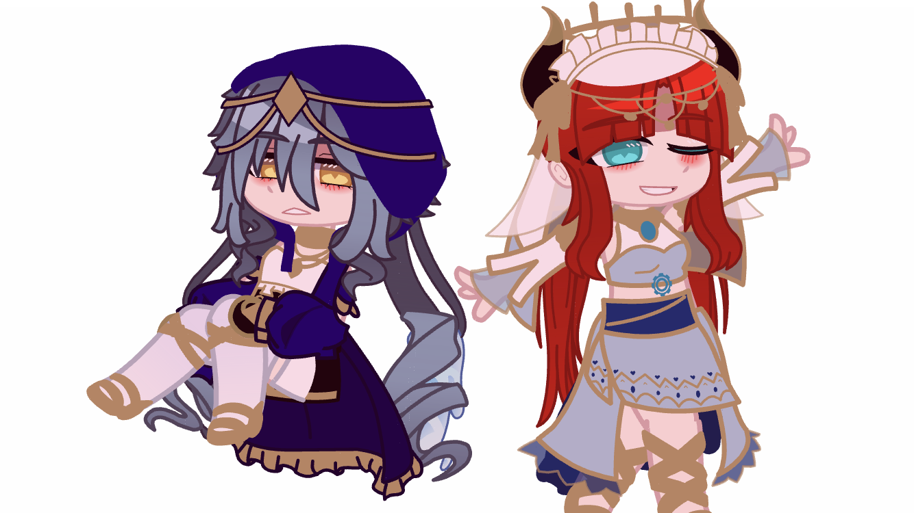 Layla and Nilou^^ || (Gacha Club) Genshin Impact | HoYoLAB