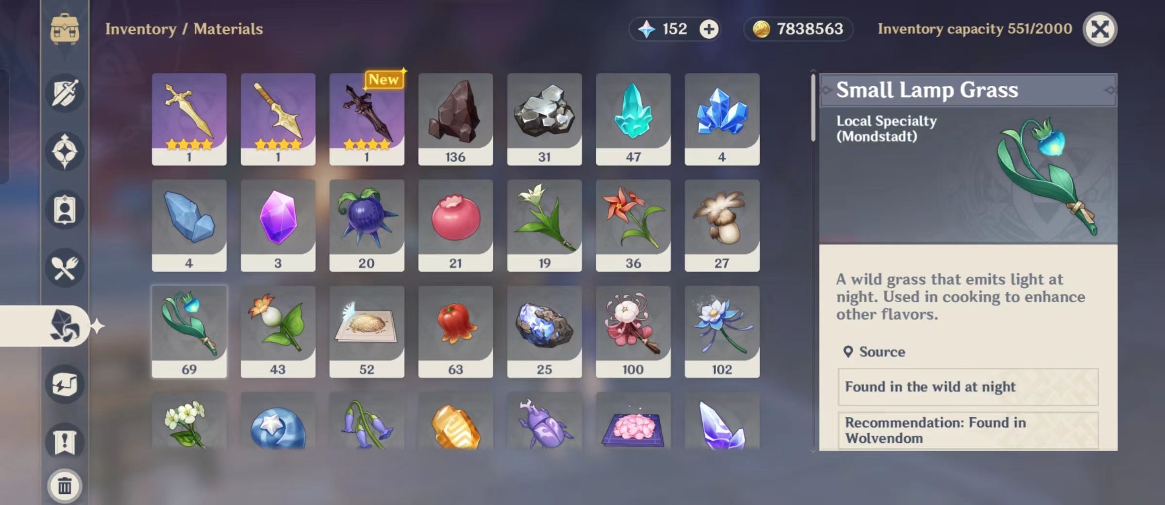 Small Lamp Grass*77 – Produce Material Farming Guide Genshin Impact ...