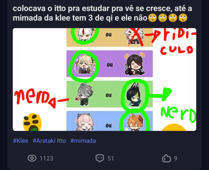 Um monstro desse merece perdão? (meme)... Tadinho do Itto Man Genshin ...